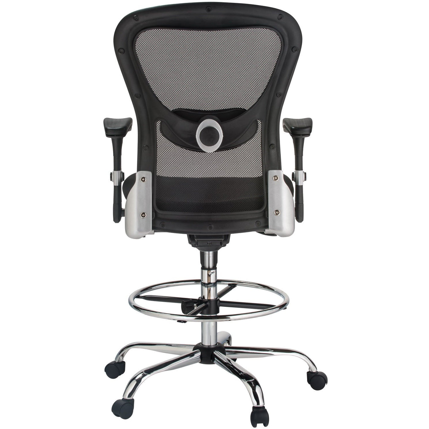 Harwick Deluxe Mesh Drafting Stool with Arms — The Ergo Shoppe